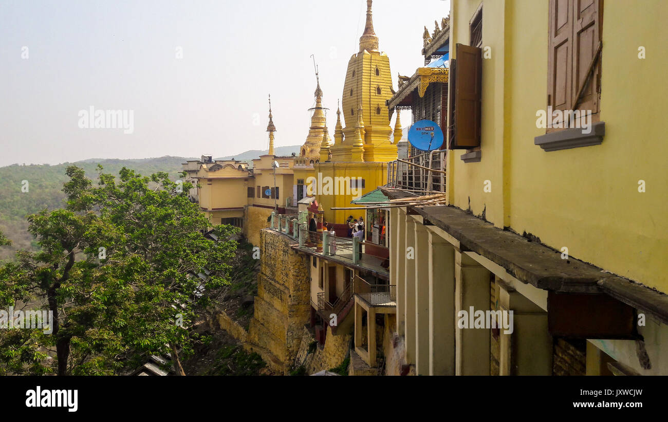 Mount Popa - Myanmar Stock Photo - Alamy