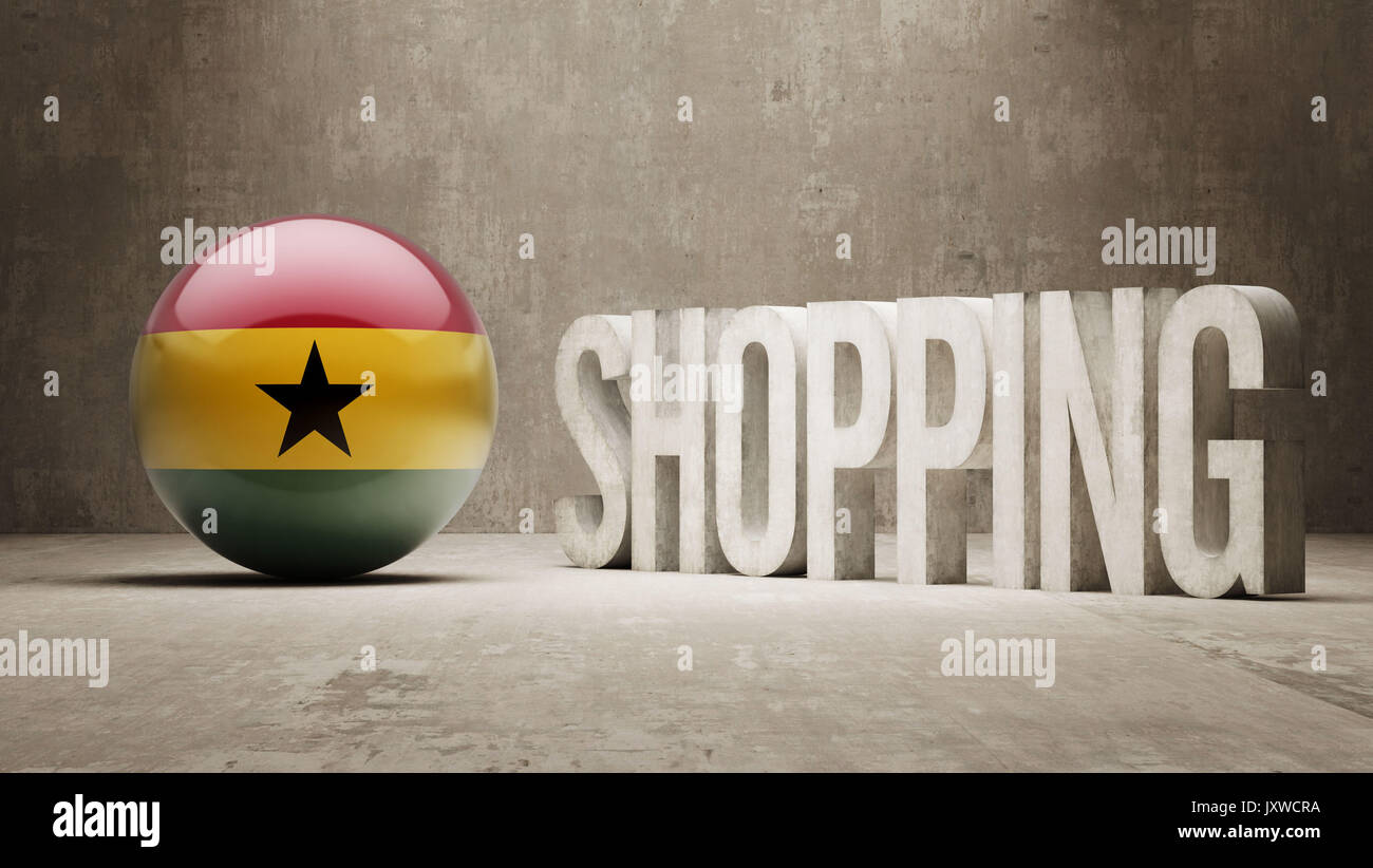 Ghana High Resolution Shopping Stock Photo - Alamy
