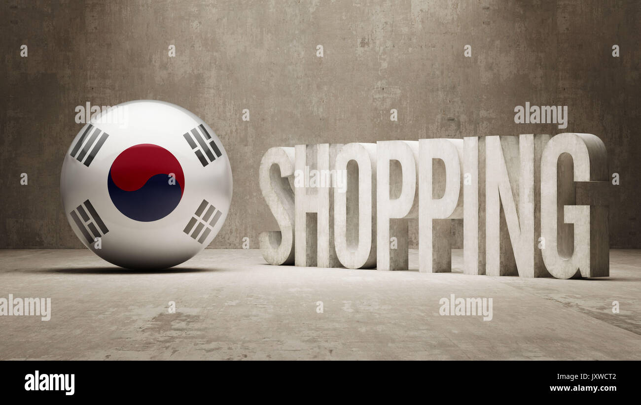 South Korea High Resolution Shopping Stock Photo - Alamy