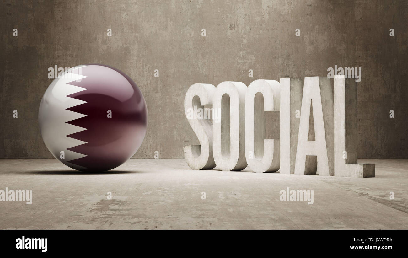 Qatar High Resolution Social Concept Stock Photo - Alamy