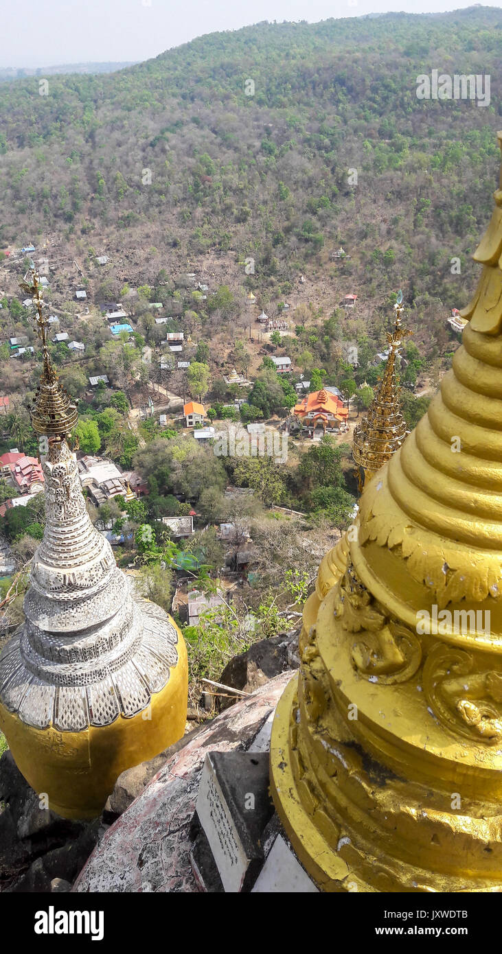 Mount Popa - Myanmar Stock Photo - Alamy