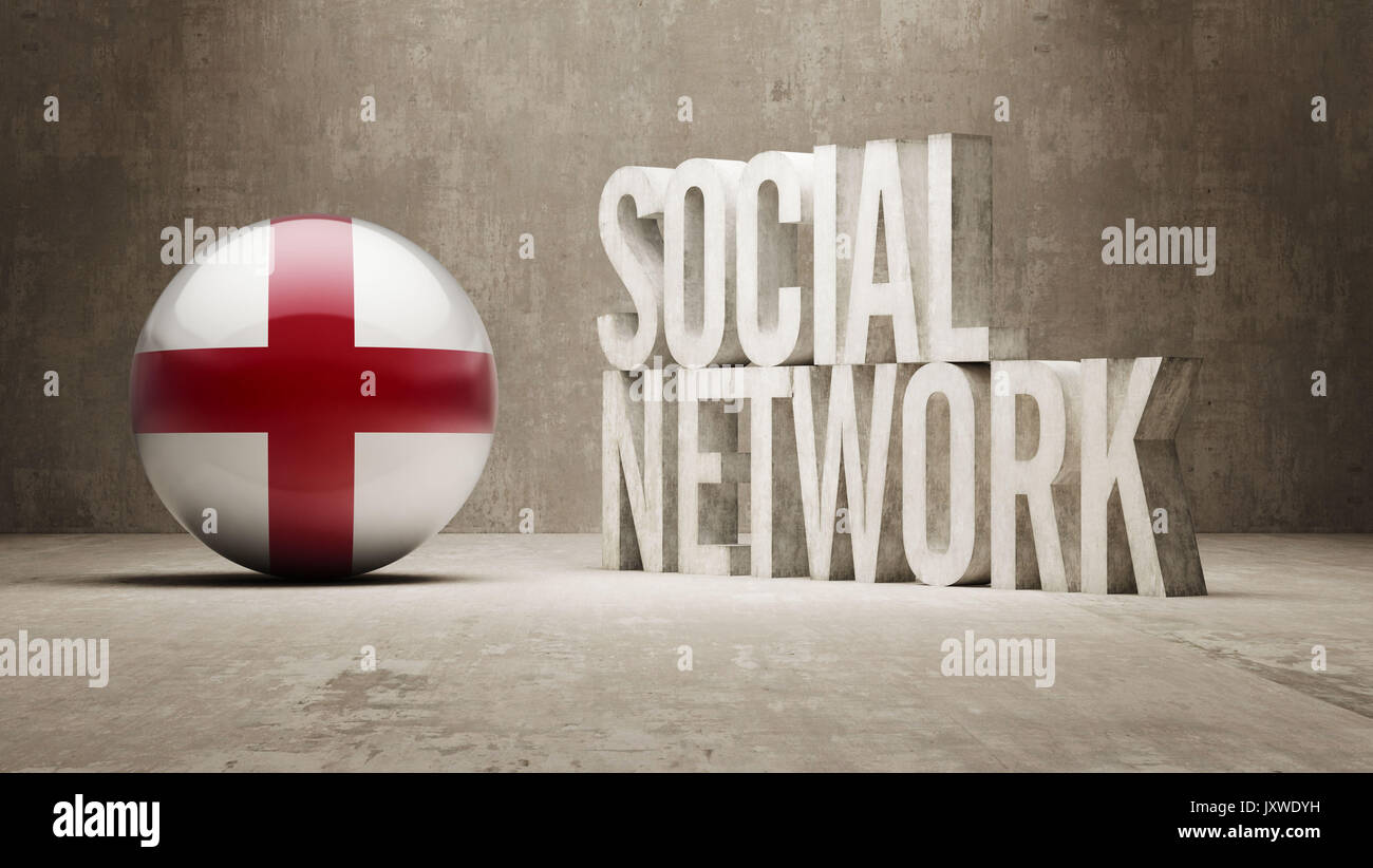 England High Resolution Social Network Stock Photo - Alamy
