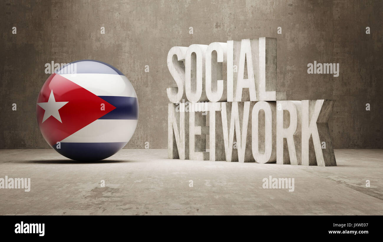 Cuba High Resolution Social Network Stock Photo - Alamy