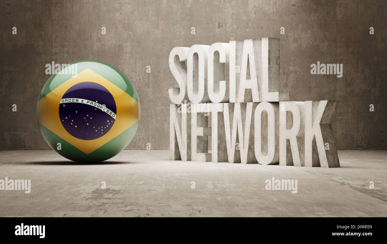 Brazil High Resolution Social Network Stock Photo - Alamy