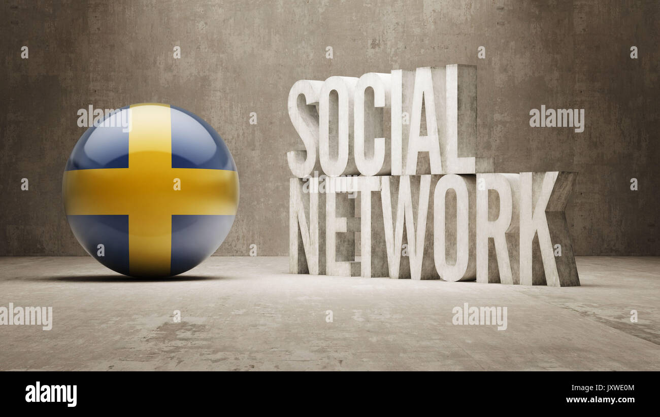 Sweden High Resolution Social Network Stock Photo - Alamy