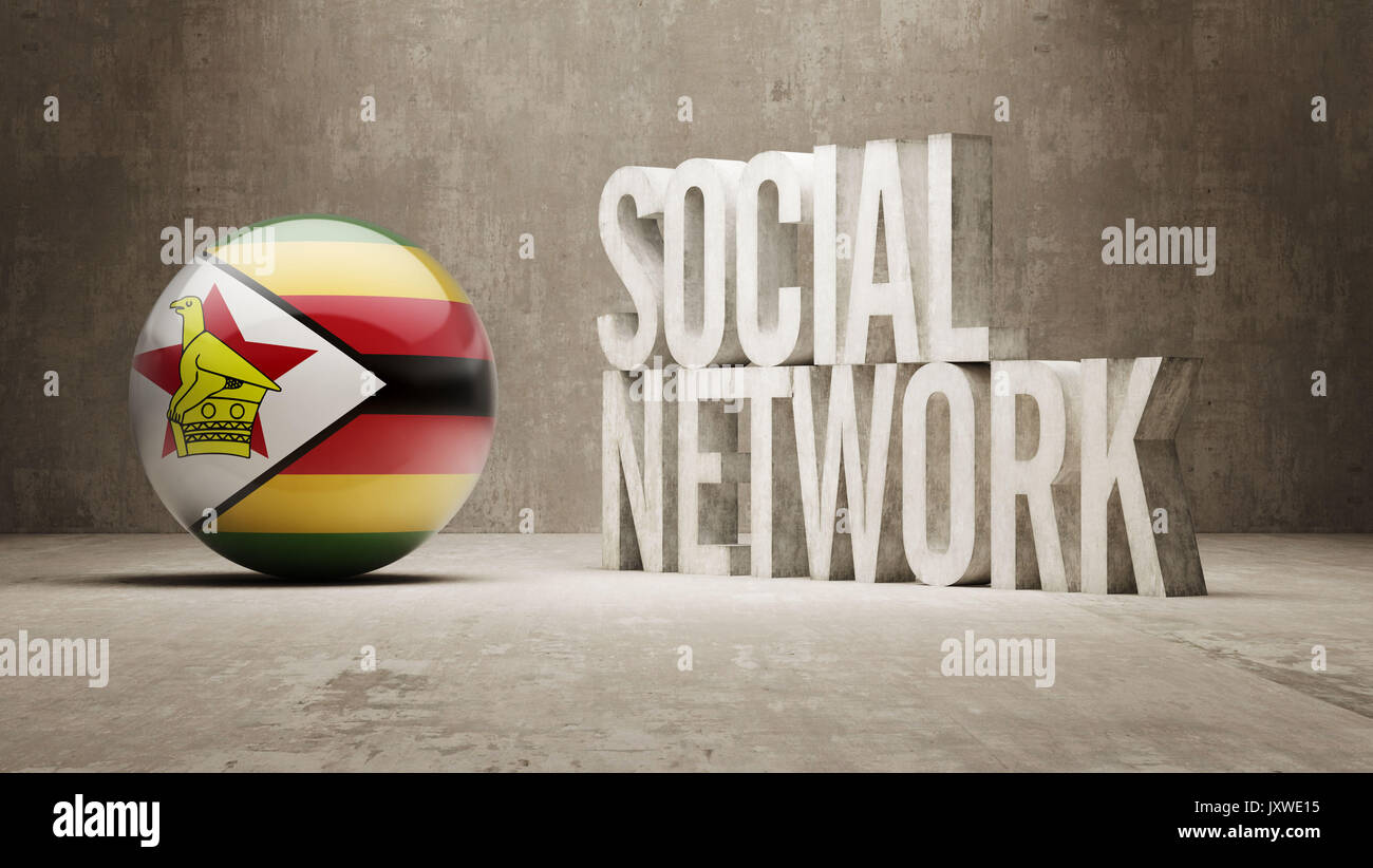 Zimbabwe High Resolution Social Network Stock Photo - Alamy