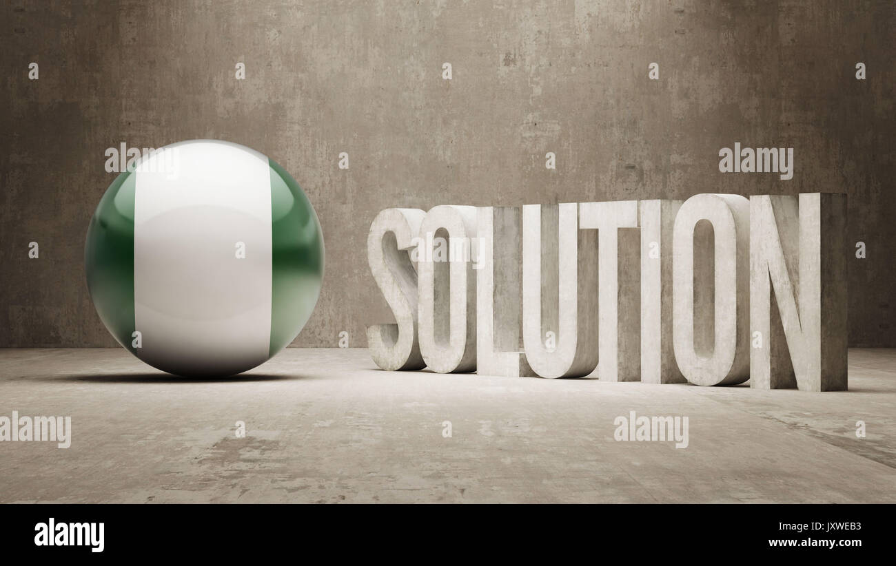Nigeria High Resolution Solution Concept Stock Photo - Alamy