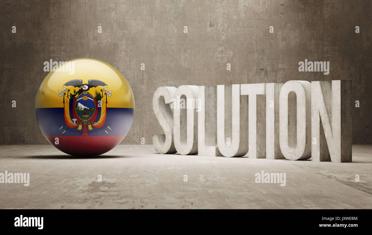 Ecuador High Resolution Solution Concept Stock Photo - Alamy