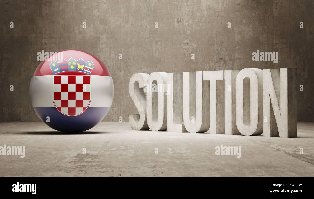 Croatia High Resolution Solution Concept Stock Photo - Alamy