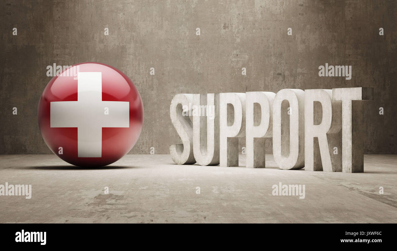 Switzerland High Resolution Support Concept Stock Photo - Alamy