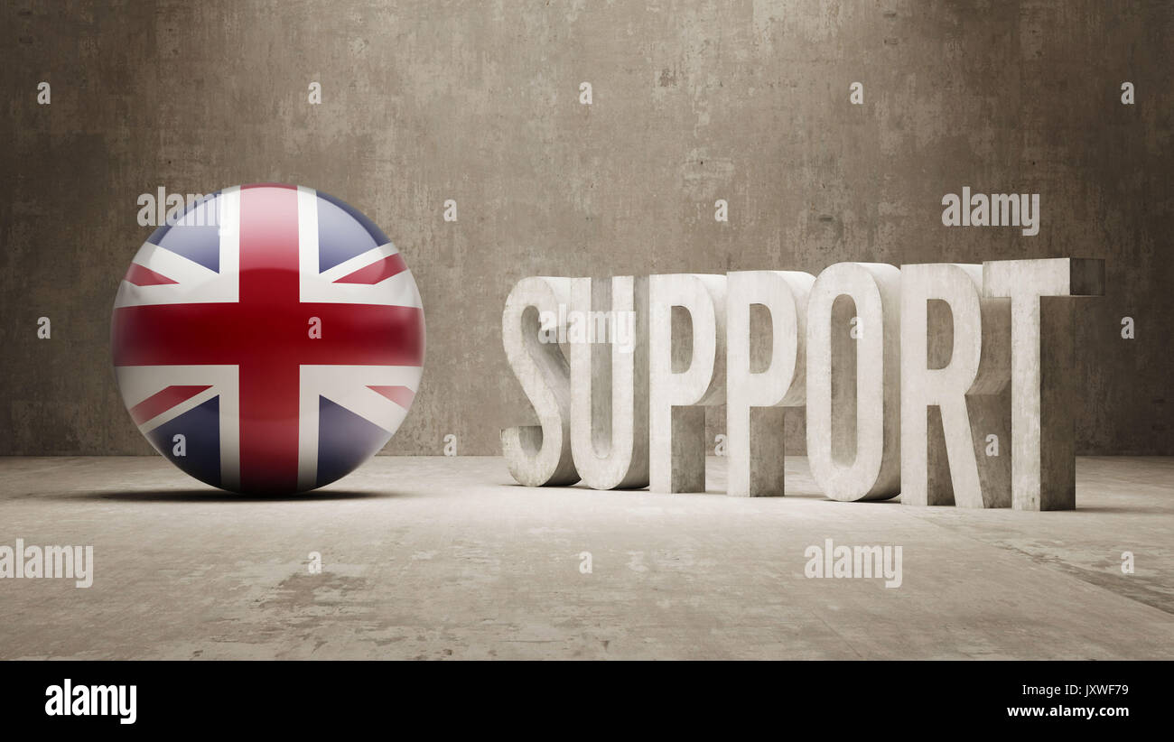 United Kingdom High Resolution Support Concept Stock Photo - Alamy