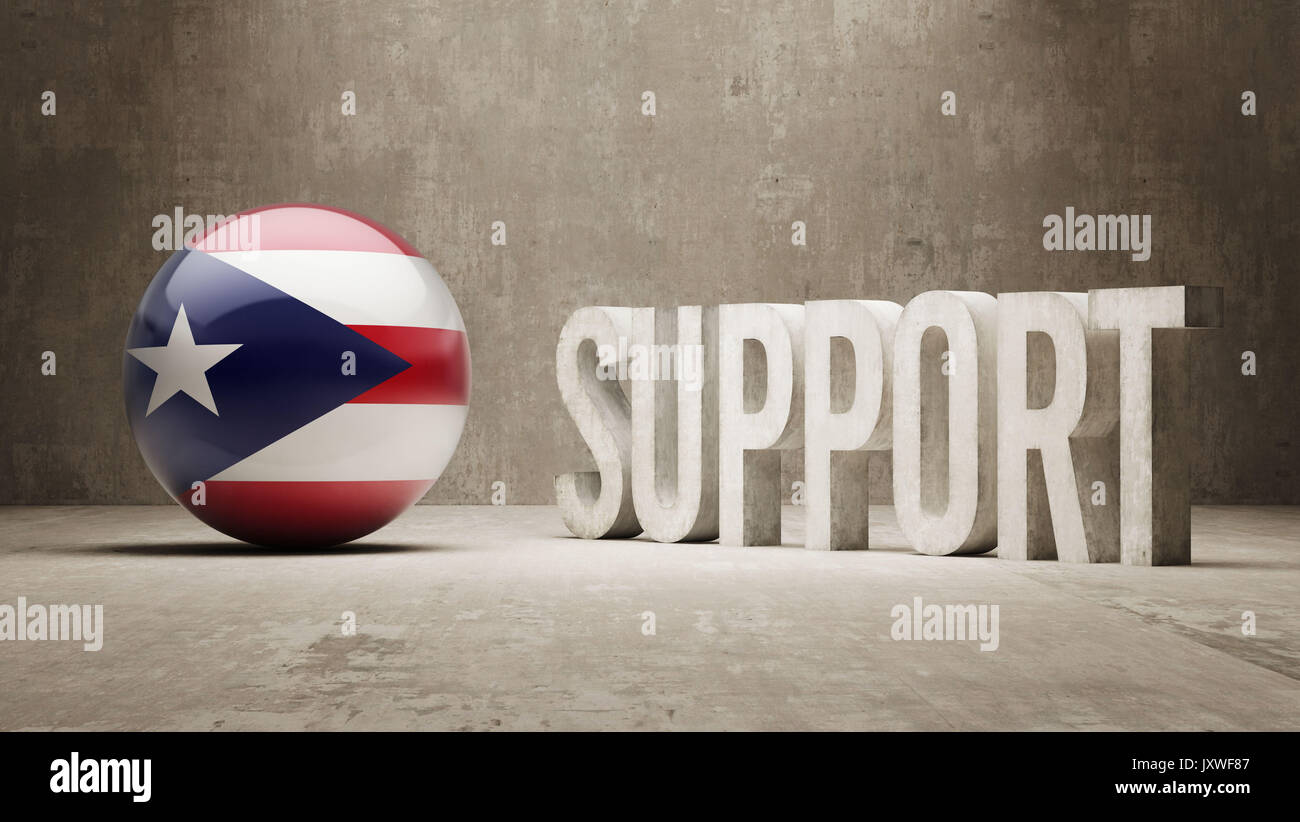 Puerto Rico High Resolution Support Concept Stock Photo - Alamy