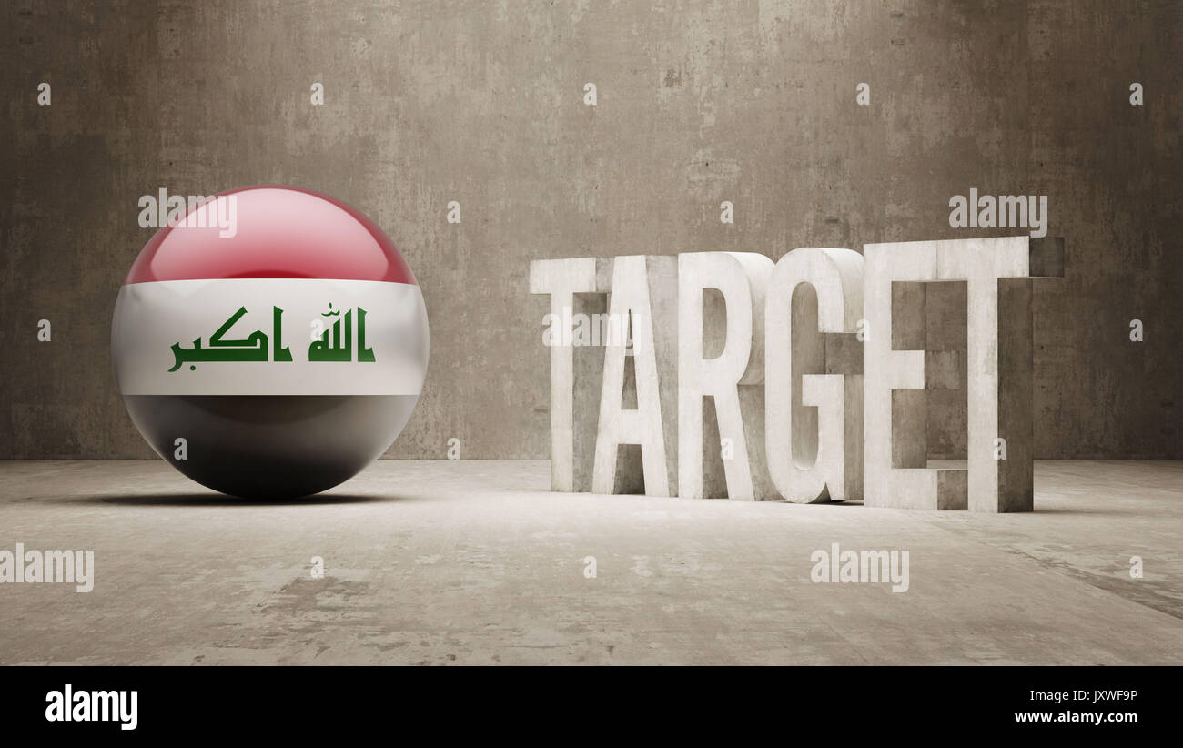 Iraq High Resolution Target Concept Stock Photo - Alamy