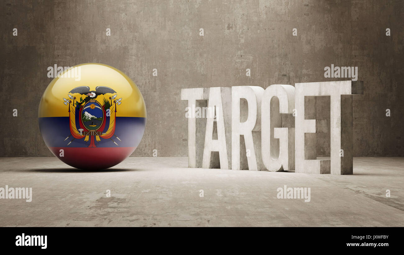 Ecuador High Resolution Target Concept Stock Photo - Alamy