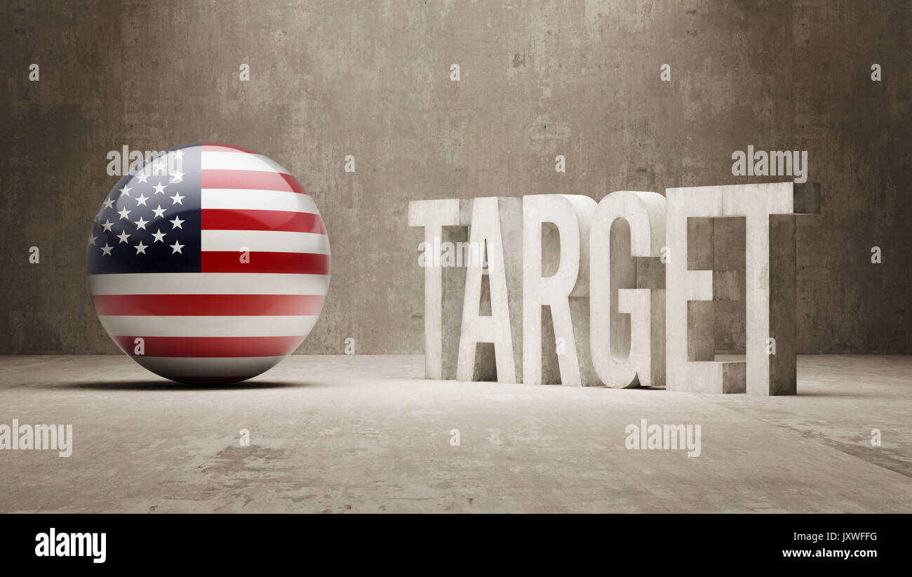 United States High Resolution Target Concept Stock Photo - Alamy
