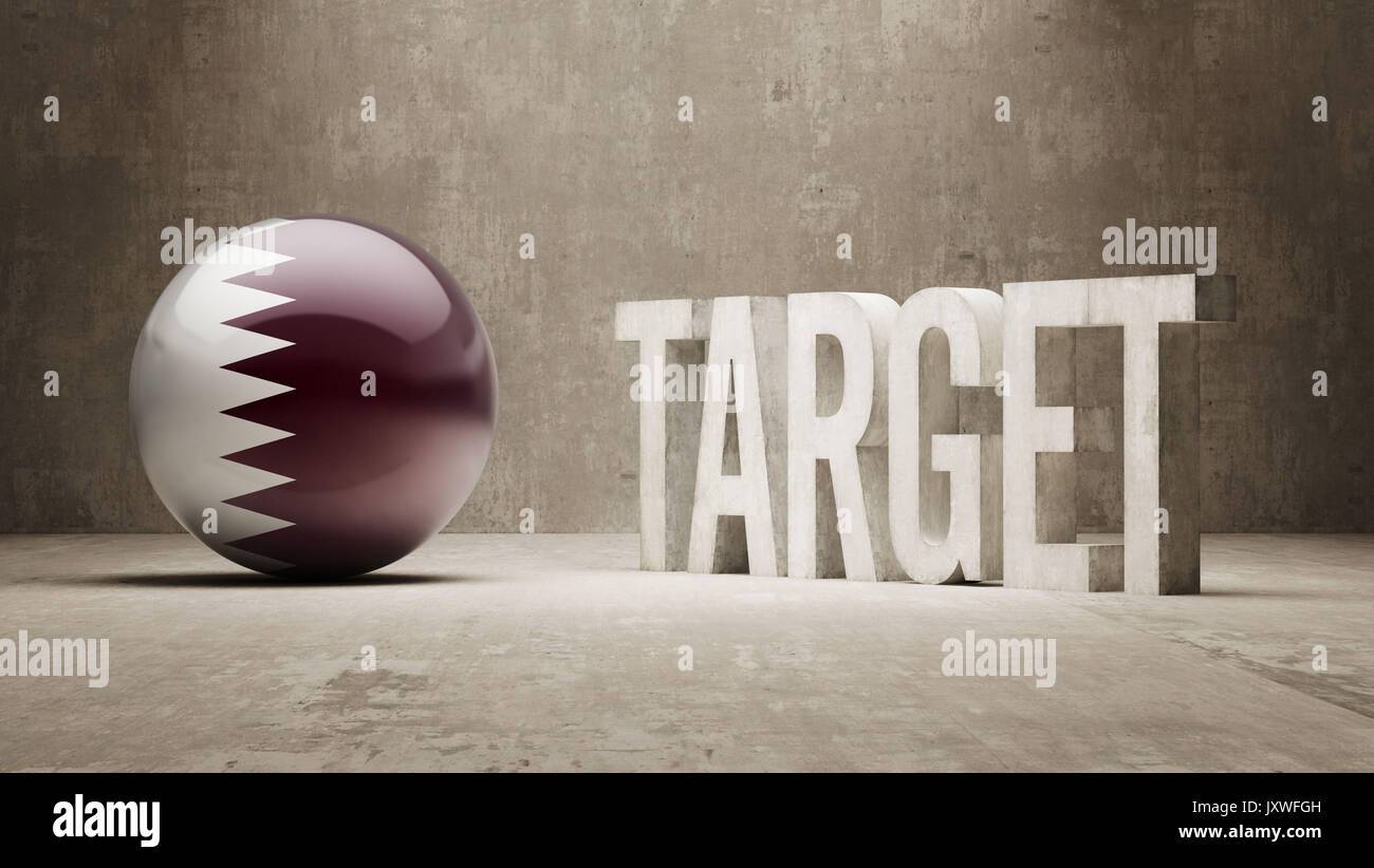 Qatar High Resolution Target Concept Stock Photo - Alamy