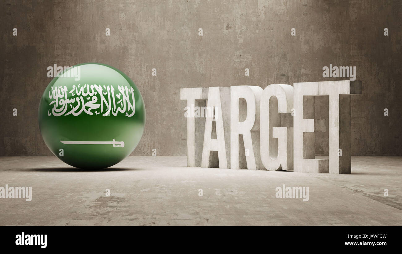 Saudi Arabia High Resolution Target Concept Stock Photo - Alamy