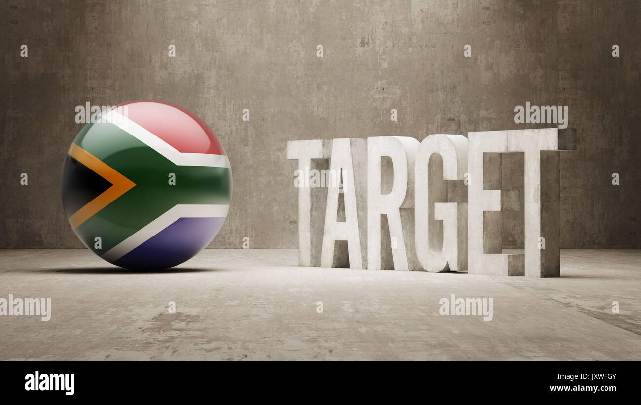 South Africa High Resolution Target Concept Stock Photo - Alamy