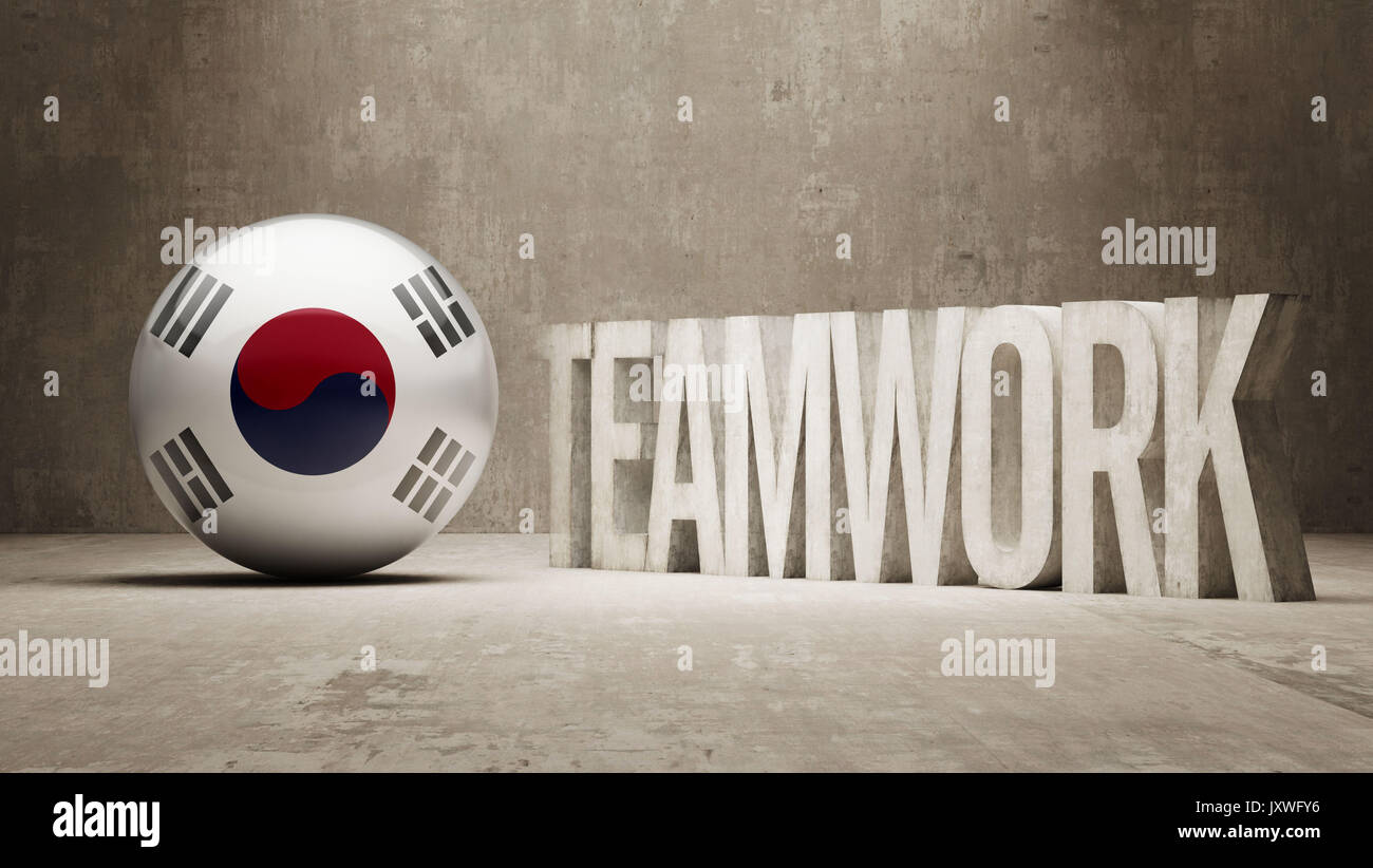 South Korea High Resolution Teamwork Concept Stock Photo - Alamy