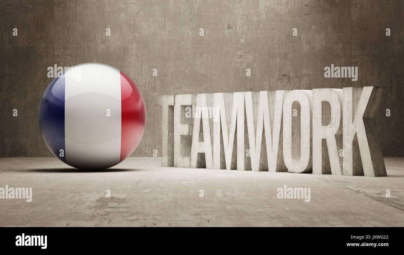 France High Resolution Teamwork Concept Stock Photo - Alamy