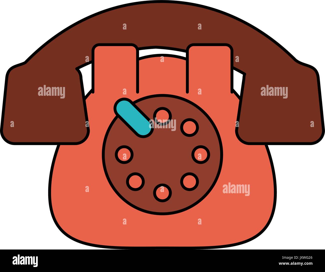rotary phone vintage icon image Stock Vector Image & Art - Alamy