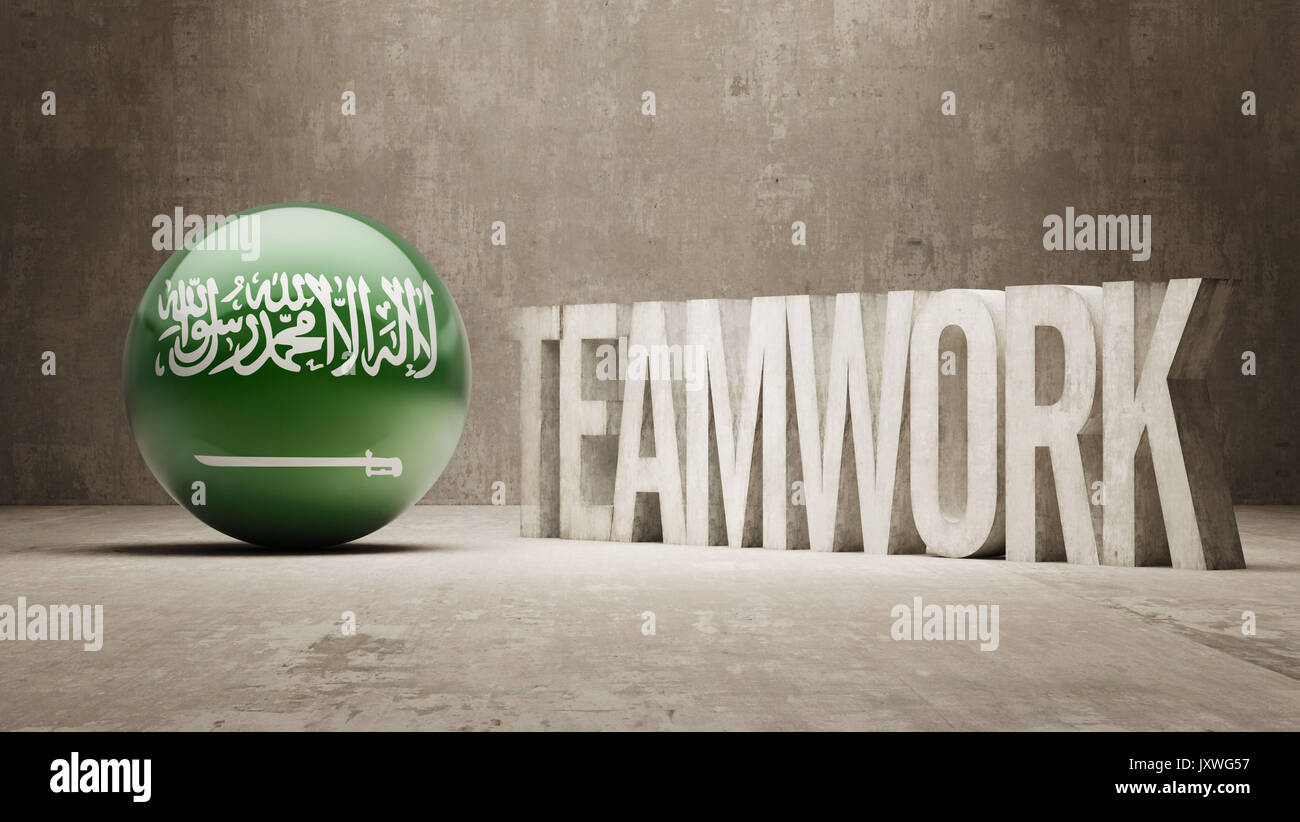 Saudi Arabia High Resolution Teamwork Concept Stock Photo - Alamy