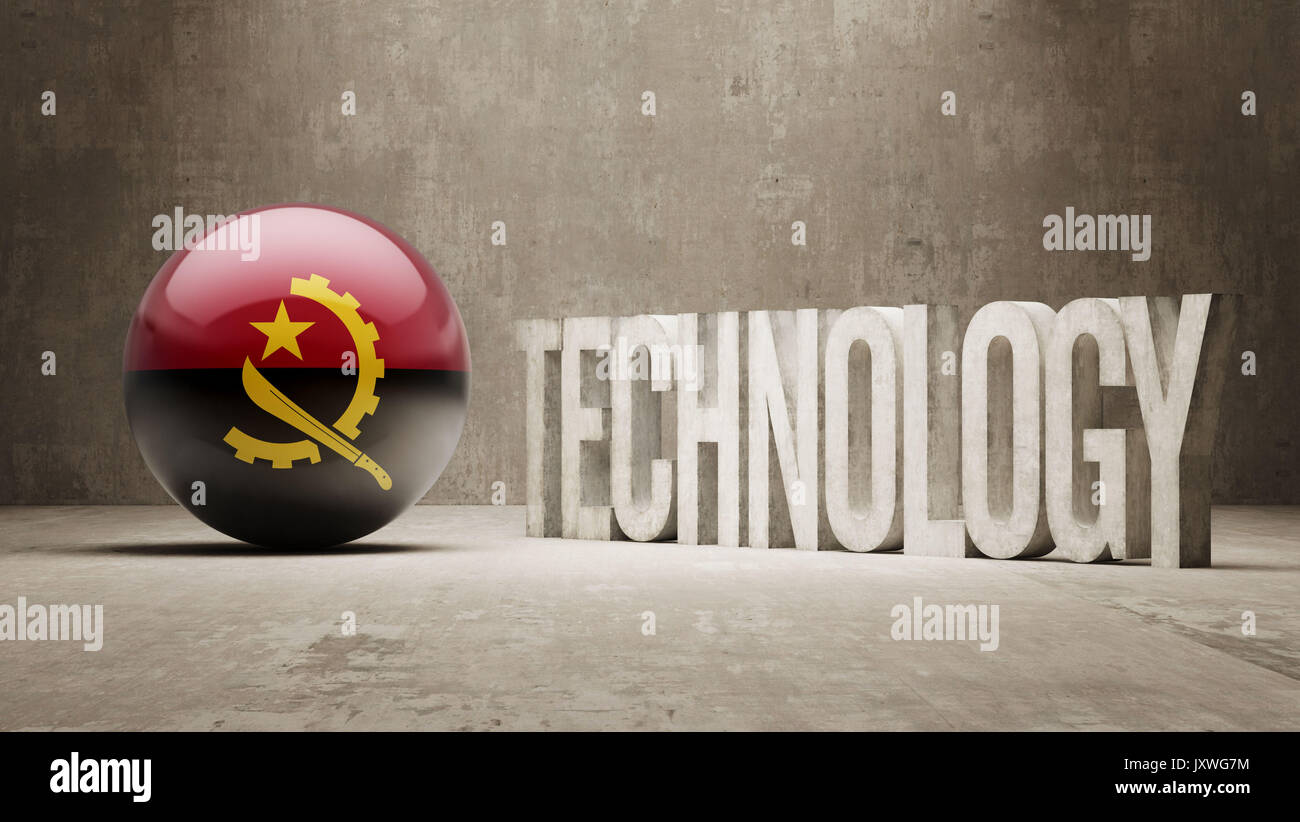 Angola High Resolution Technology Concept Stock Photo - Alamy
