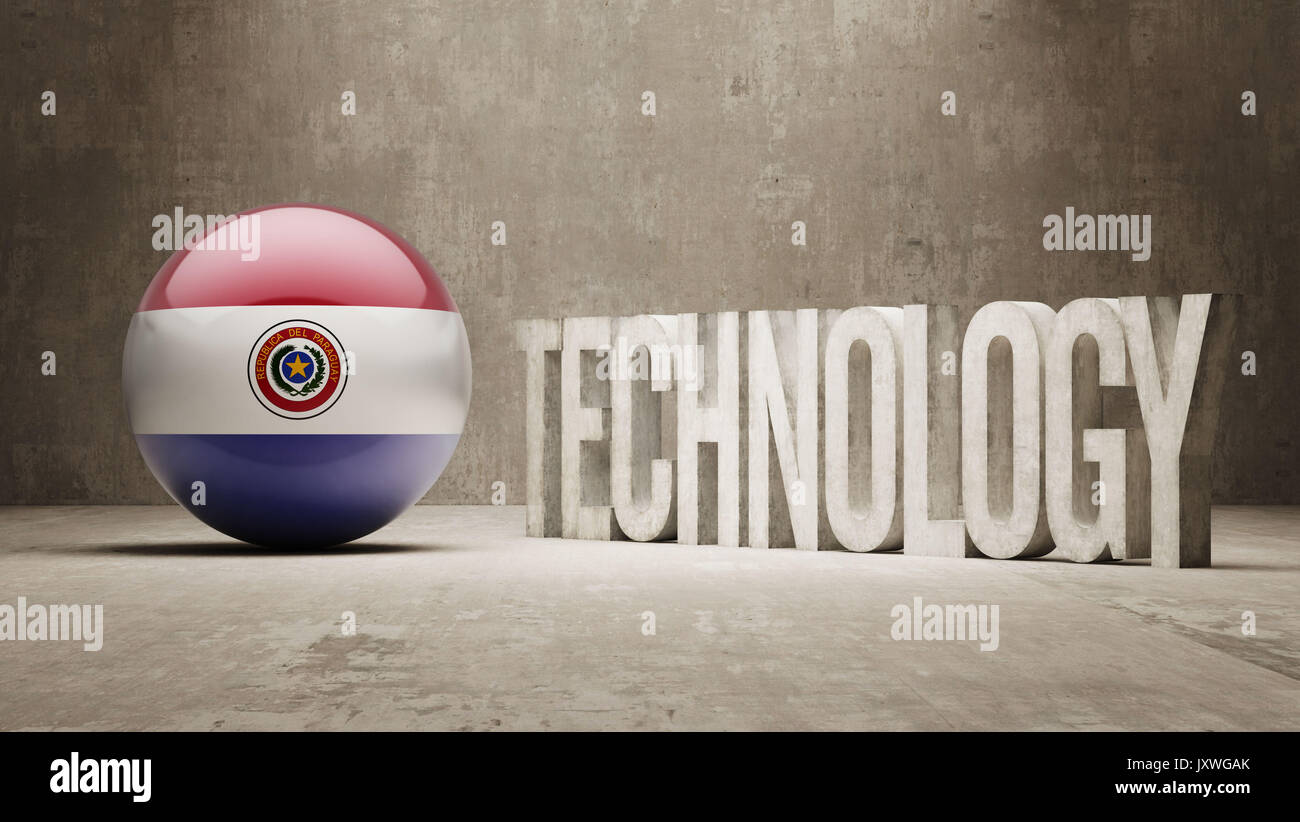Paraguay High Resolution Technology Concept Stock Photo - Alamy