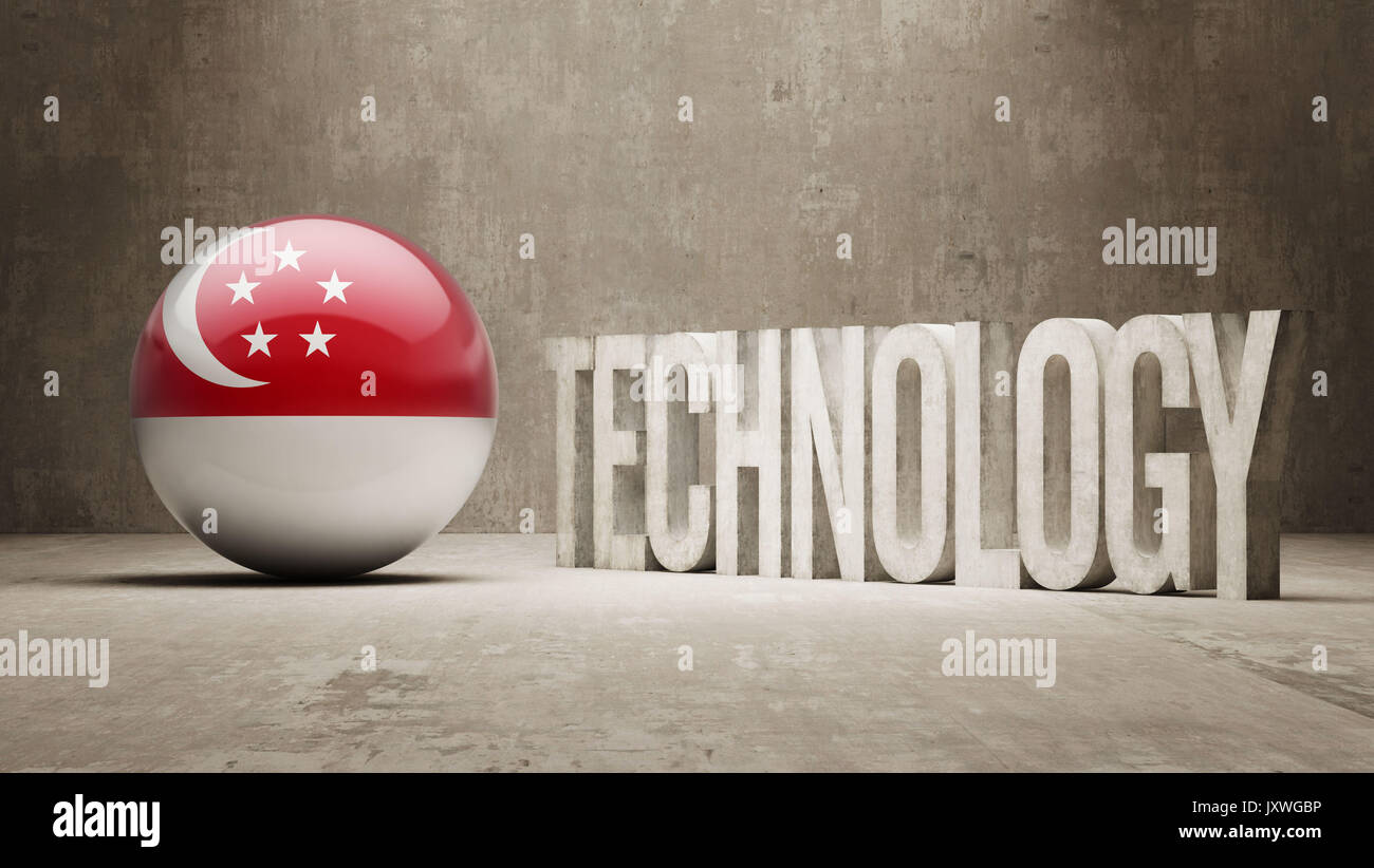 Singapore High Resolution Technology Concept Stock Photo - Alamy