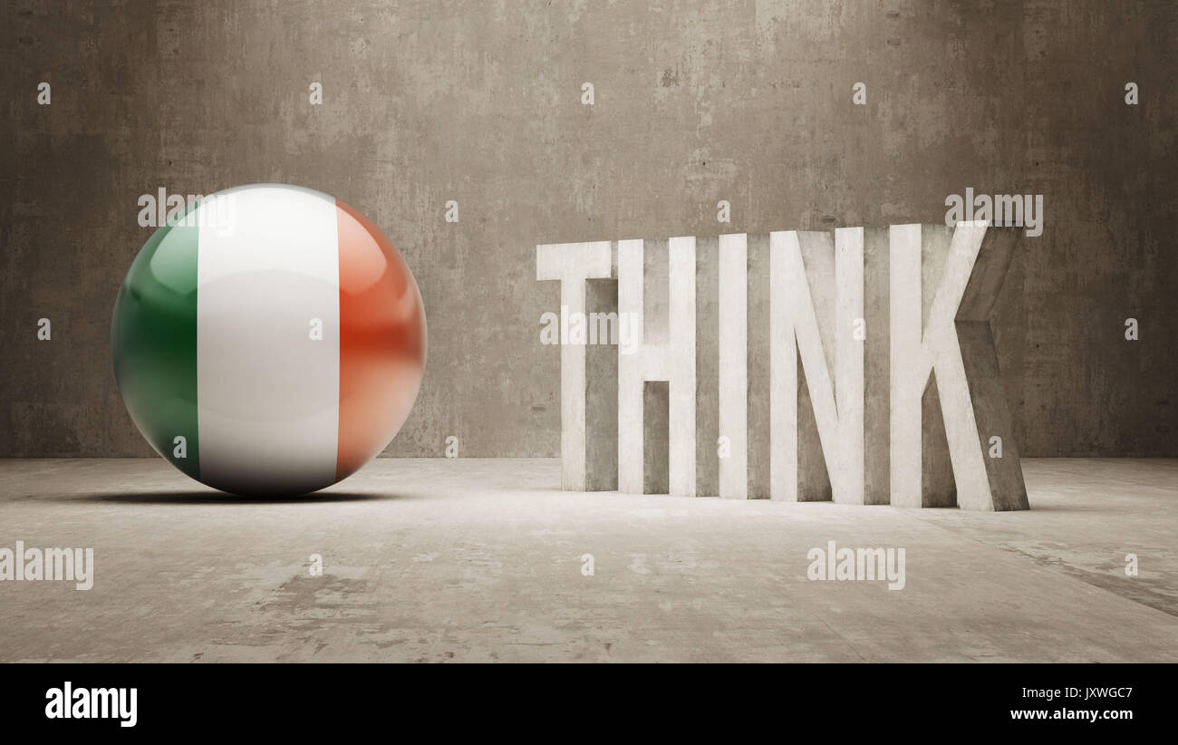 Ireland High Resolution Think Concept Stock Photo - Alamy