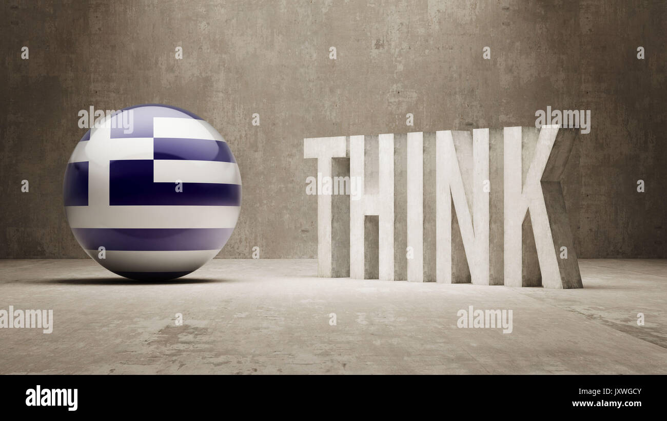Greece High Resolution Think Concept Stock Photo - Alamy