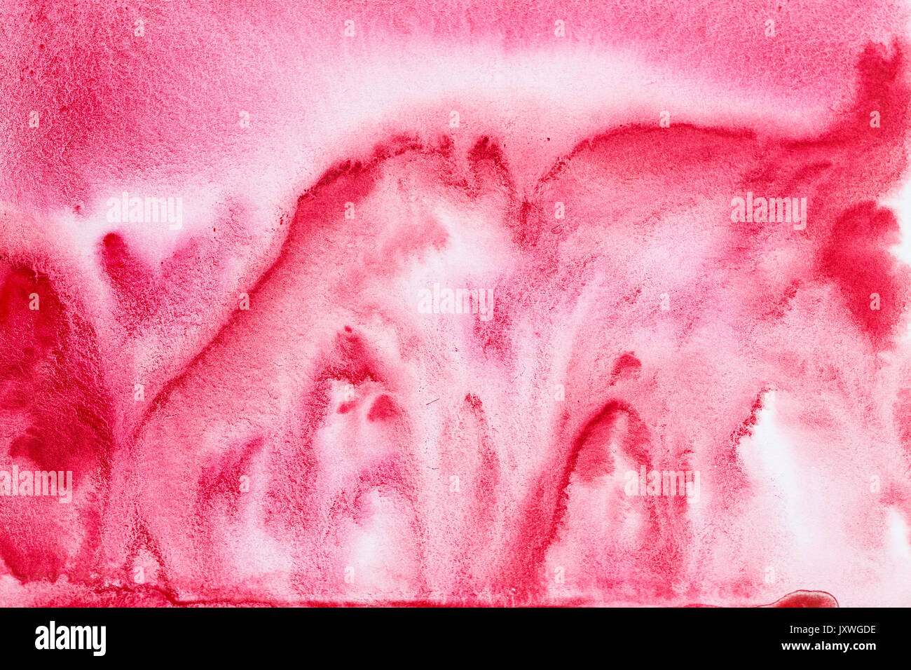 Crimson red watercolor abstract background. Gradient watercolor drawing ...