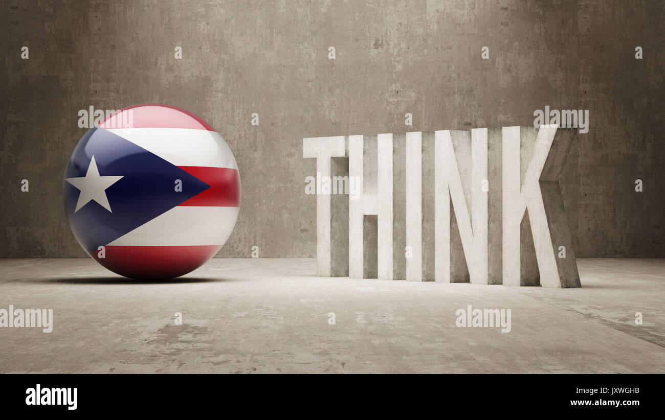 Puerto Rico High Resolution Think Concept Stock Photo - Alamy