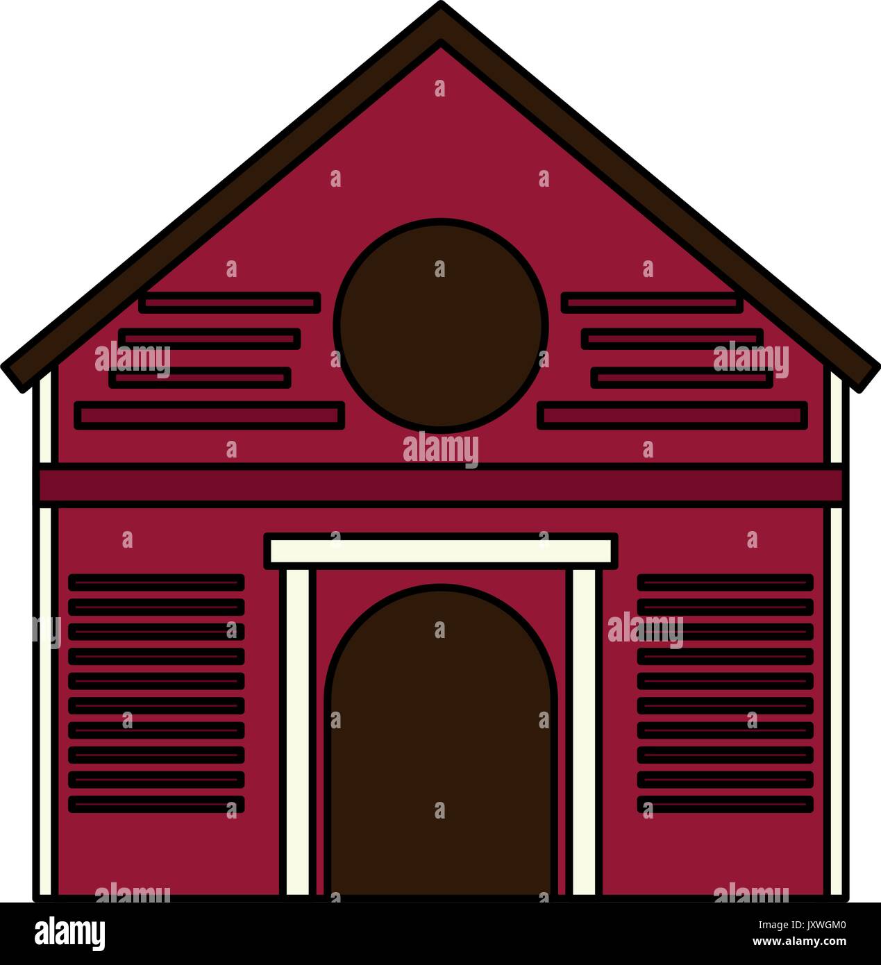 ranch house icon image Stock Vector Image & Art - Alamy