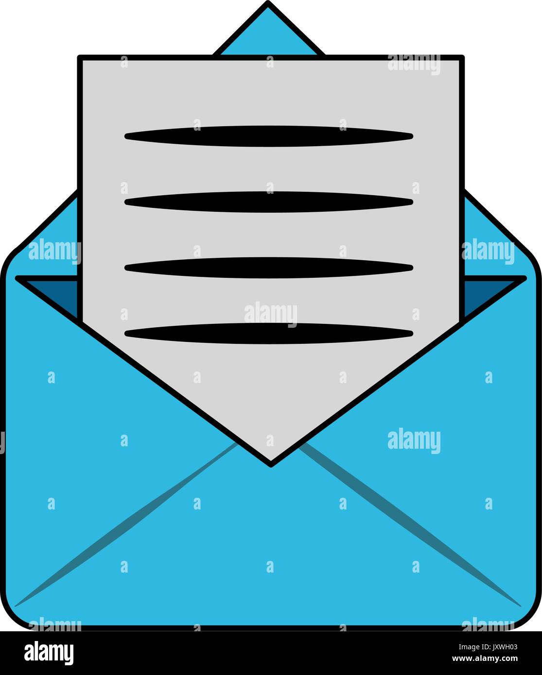 message envelope icon image Stock Vector Image & Art - Alamy