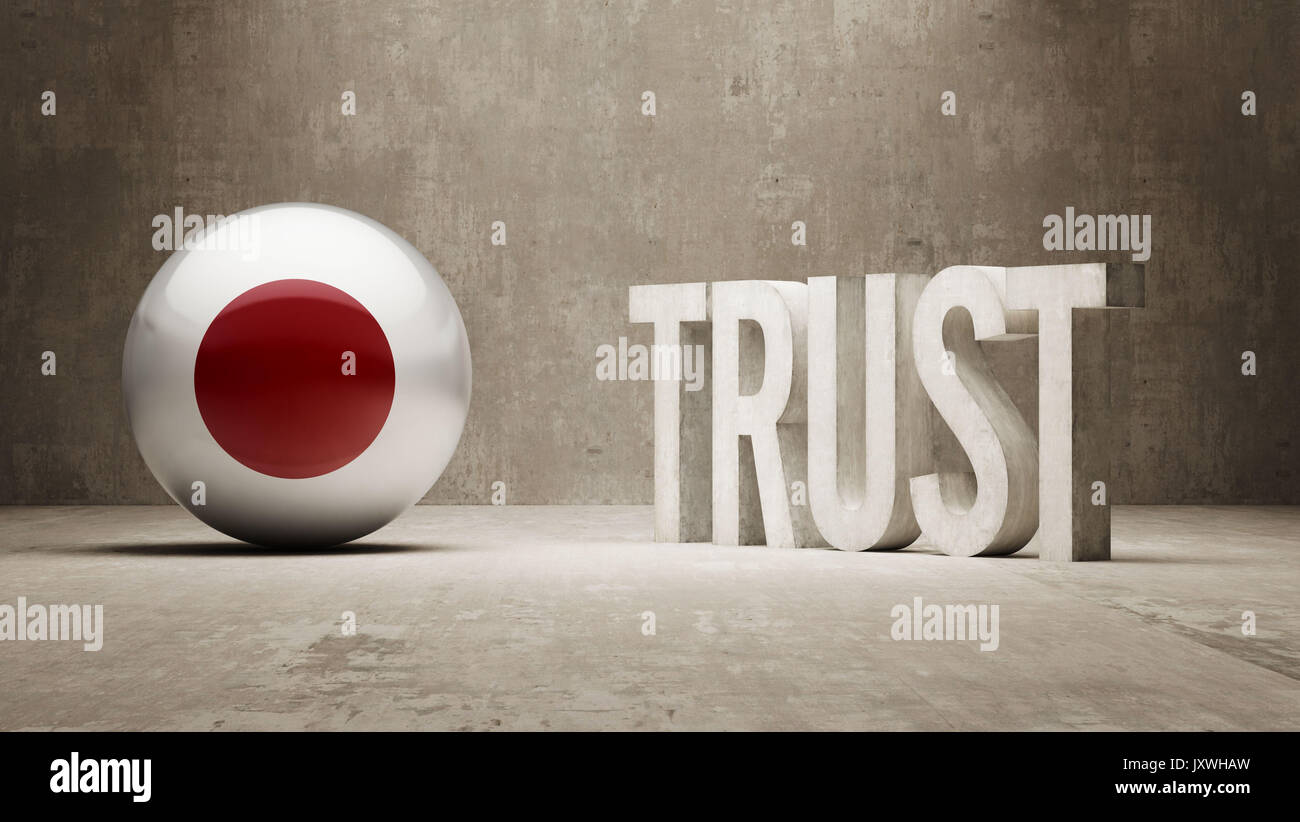 Japan High Resolution Trust Concept Stock Photo - Alamy