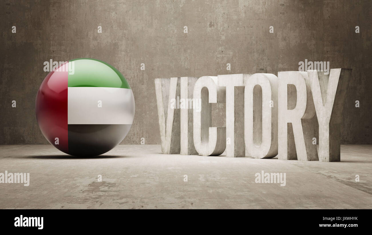 United Arab Emirates High Resolution Victory Concept Stock Photo - Alamy