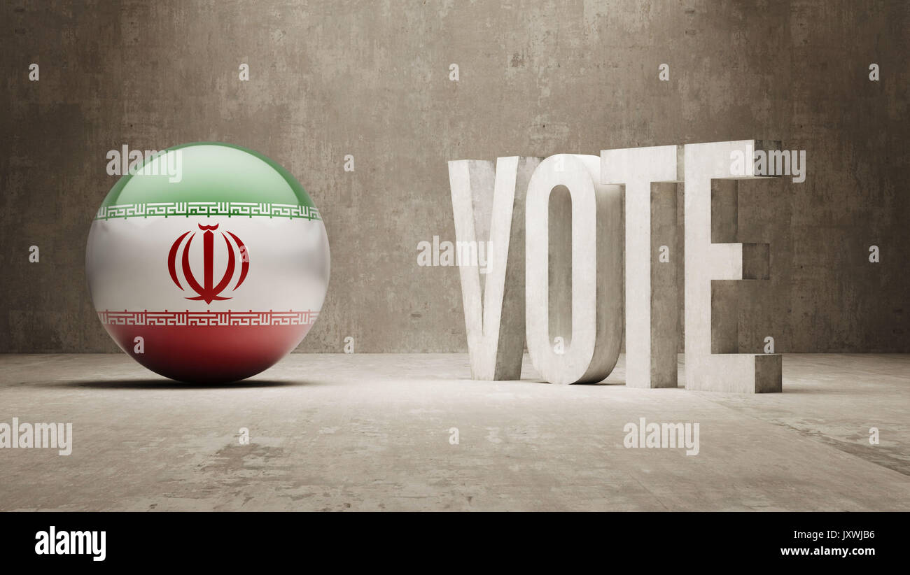 Iran High Resolution Vote Concept Stock Photo - Alamy