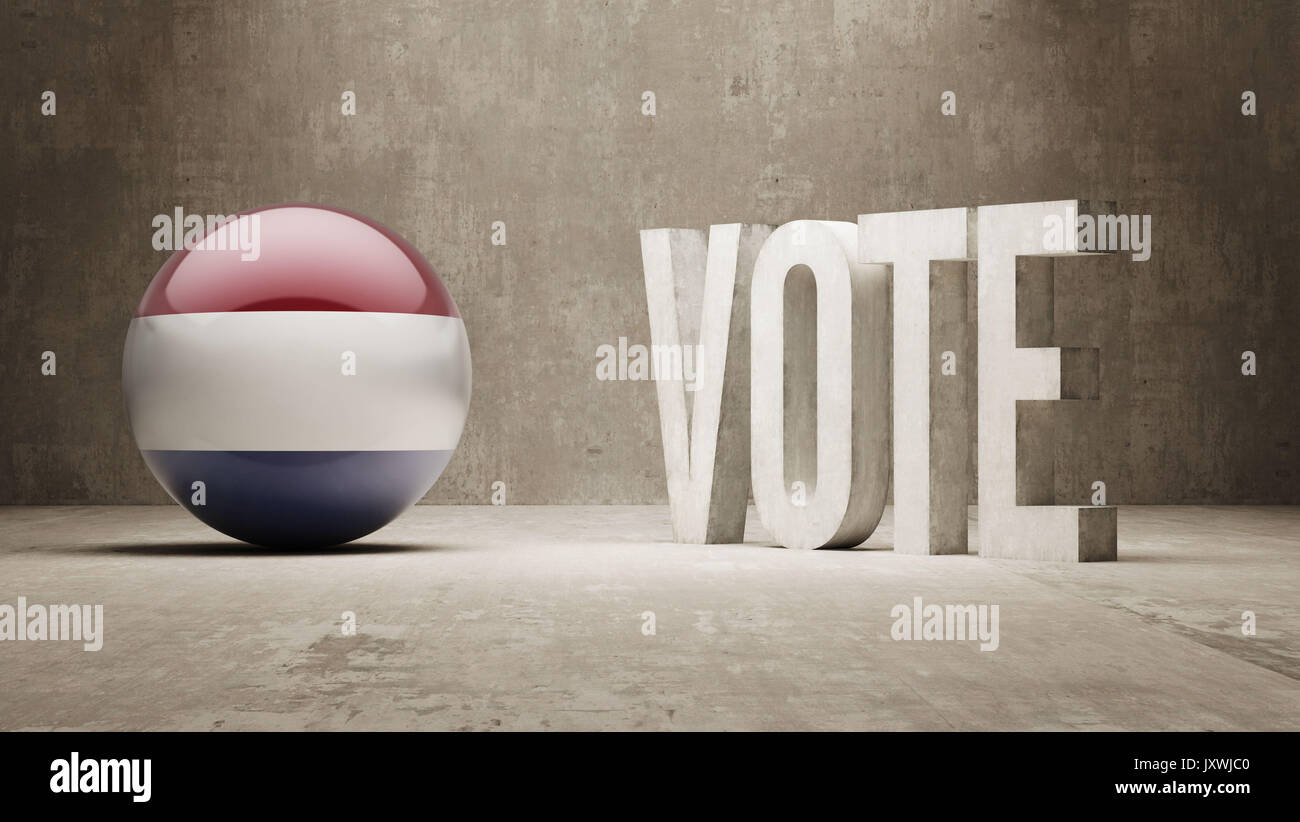 Netherlands High Resolution Vote Concept Stock Photo - Alamy