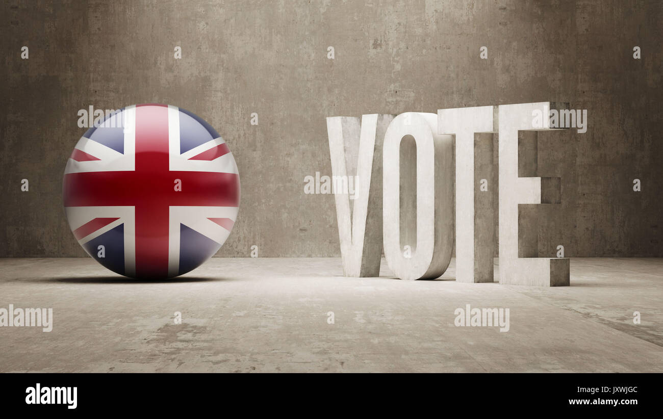 United Kingdom High Resolution Vote Concept Stock Photo - Alamy