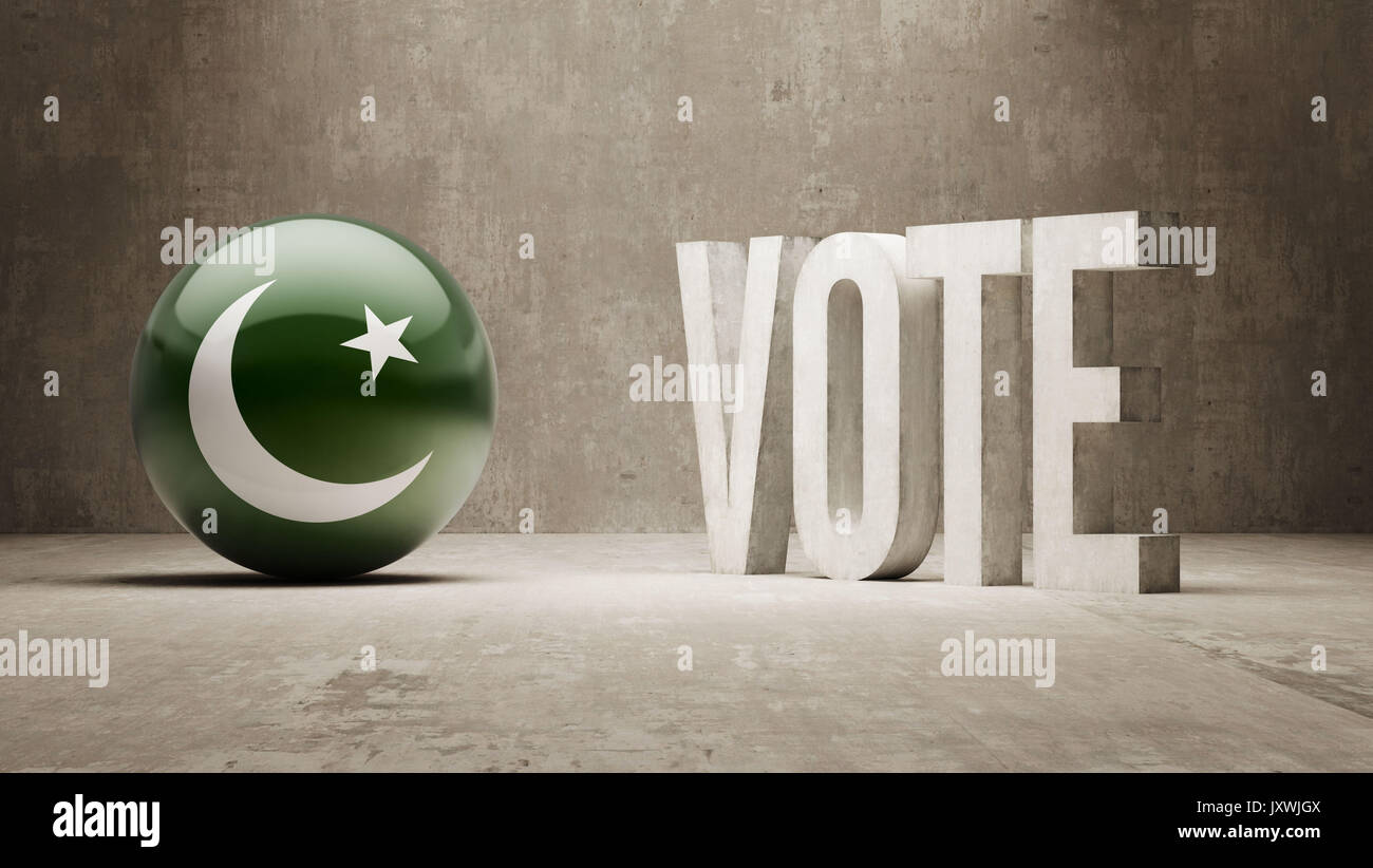 Pakistan High Resolution Vote Concept Stock Photo - Alamy