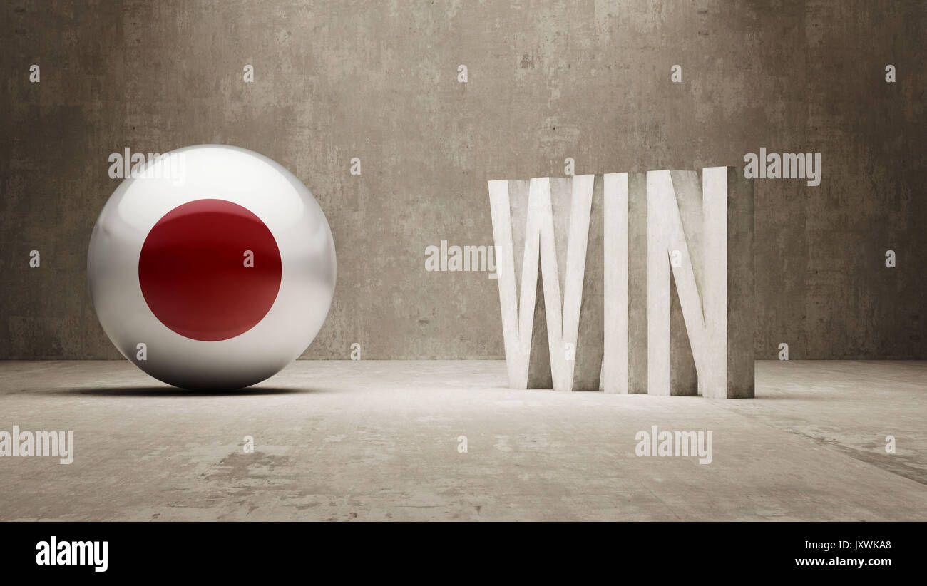 Japan High Resolution Win Concept Stock Photo - Alamy