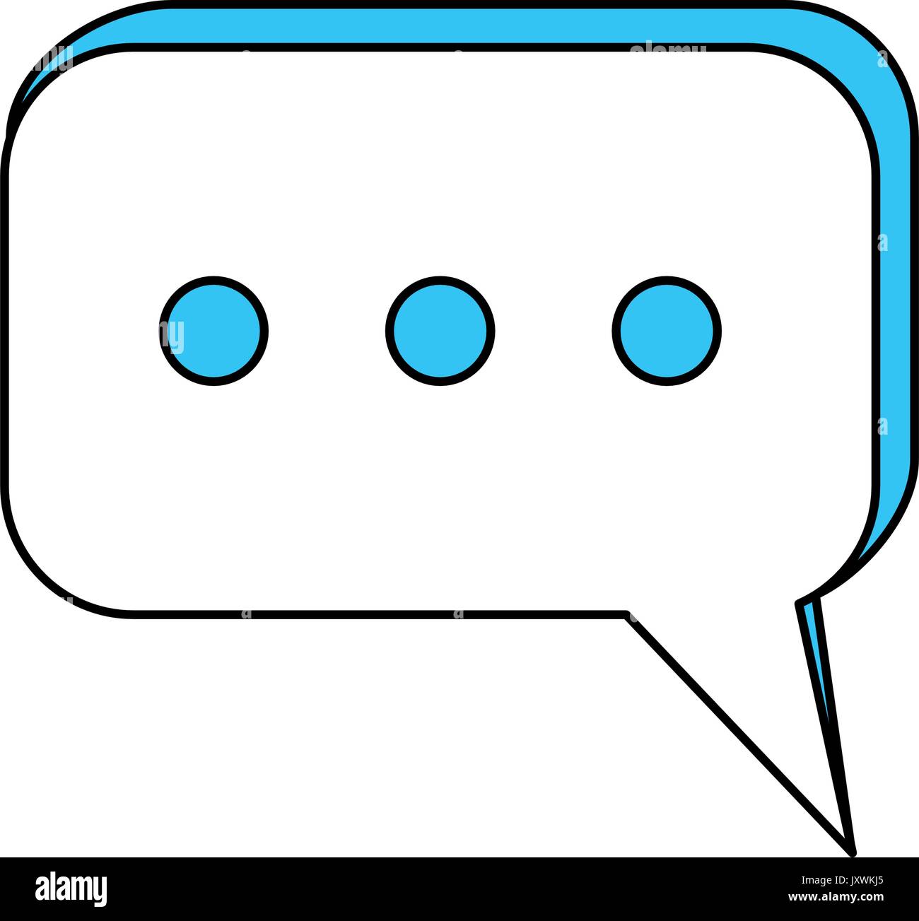 speech balloon vector illustration Stock Vector Image & Art - Alamy