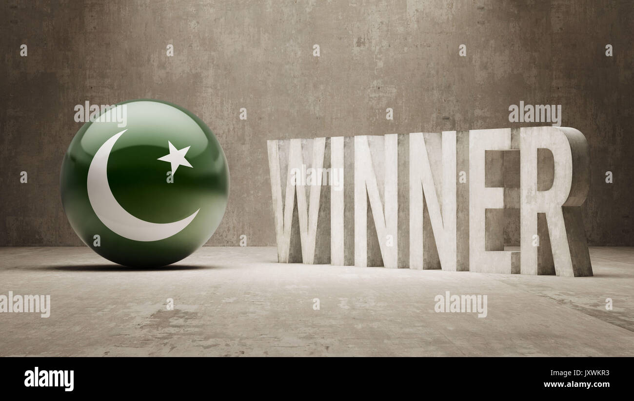 Pakistan High Resolution Winner Concept Stock Photo - Alamy