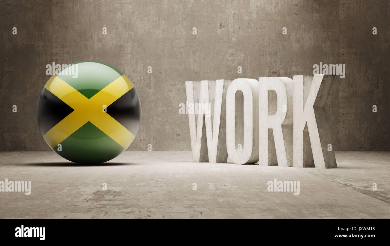 Jamaica High Resolution Work Concept Stock Photo - Alamy