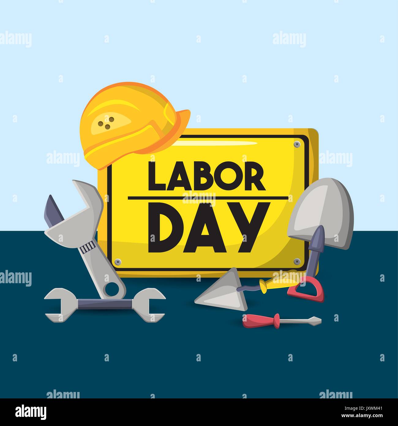 labor day national celebration symbol Stock Vector Image & Art - Alamy