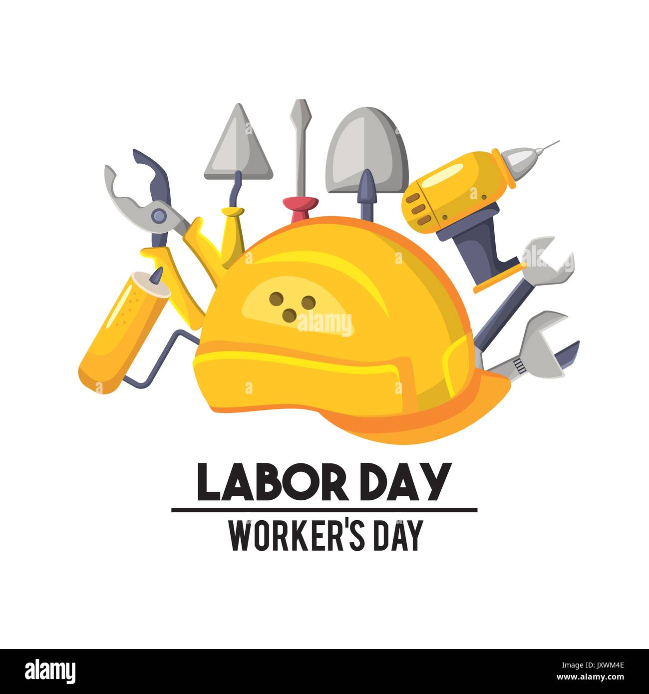 labor day national celebration symbol Stock Vector Image & Art - Alamy