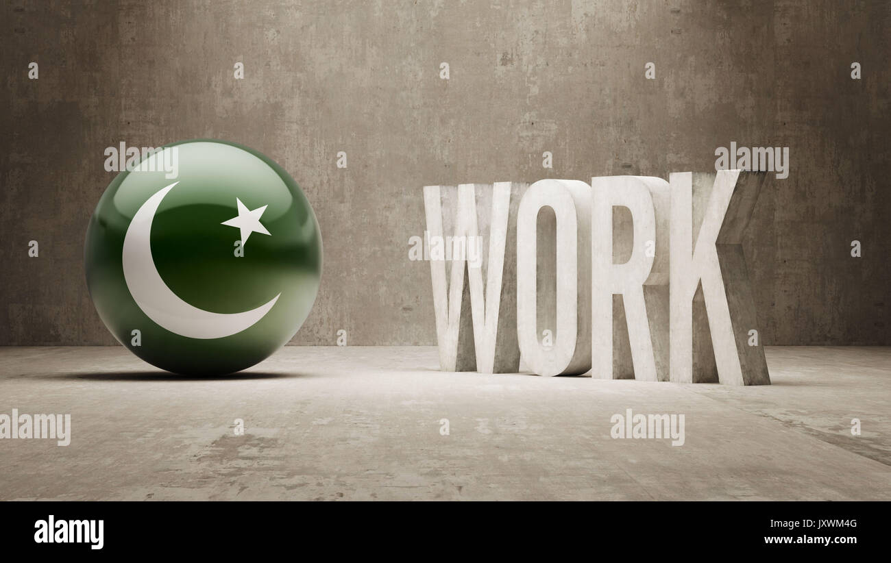 Pakistan High Resolution Work Concept Stock Photo - Alamy