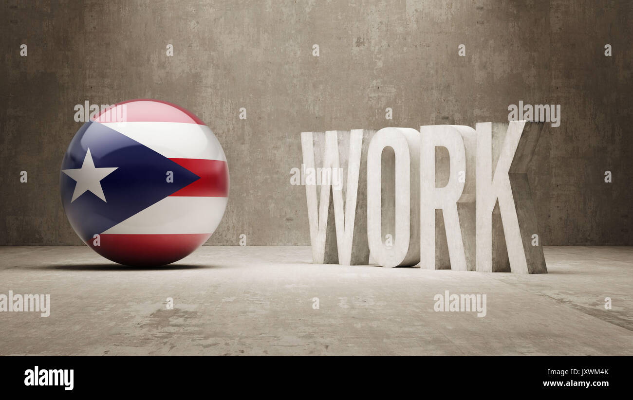 Puerto Rico High Resolution Work Concept Stock Photo - Alamy