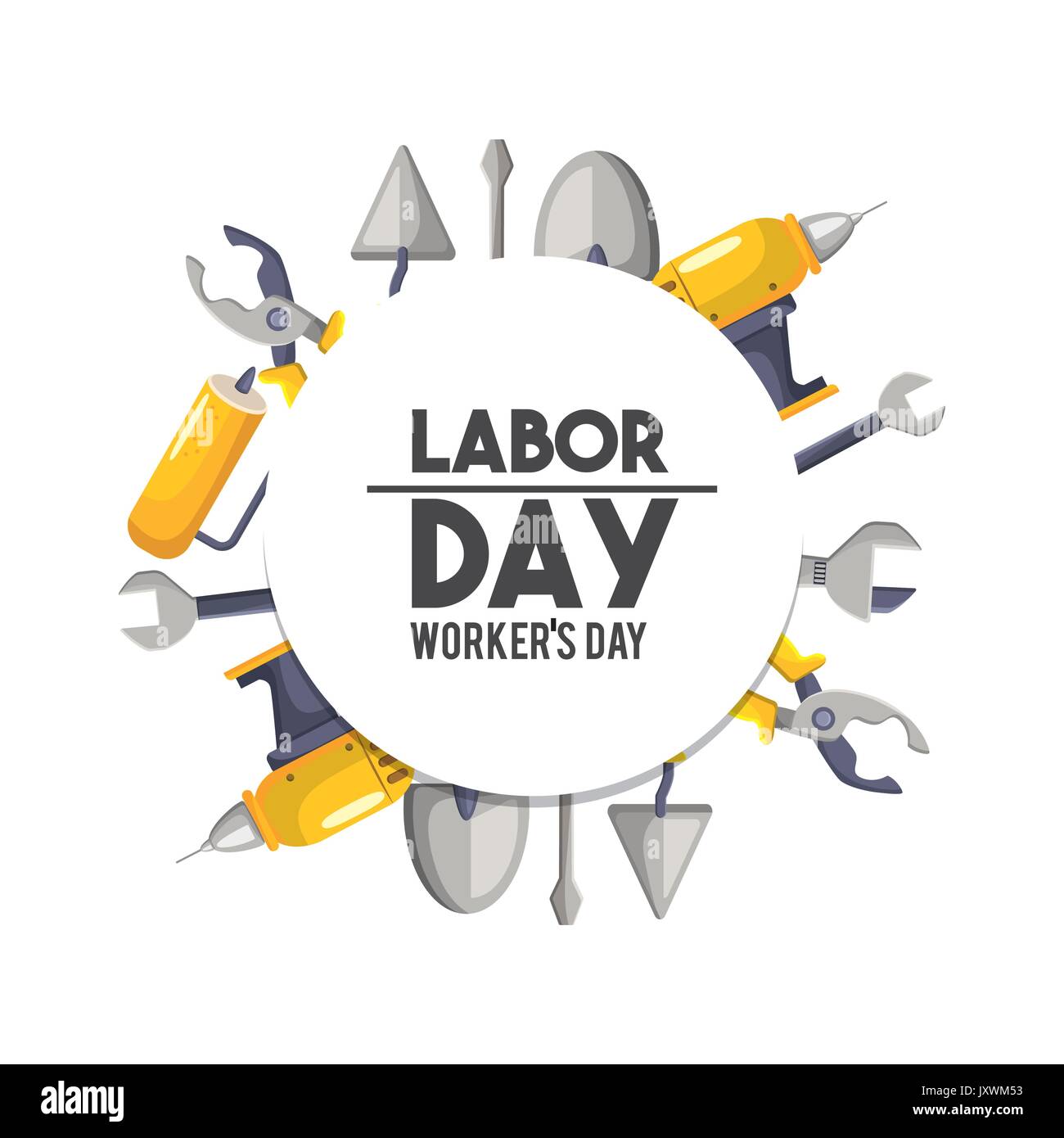 labor day national celebration symbol Stock Vector Image & Art - Alamy